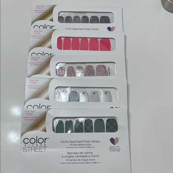 Color Street | Makeup | Color Street Glitter And Solid Nail Strips ...
